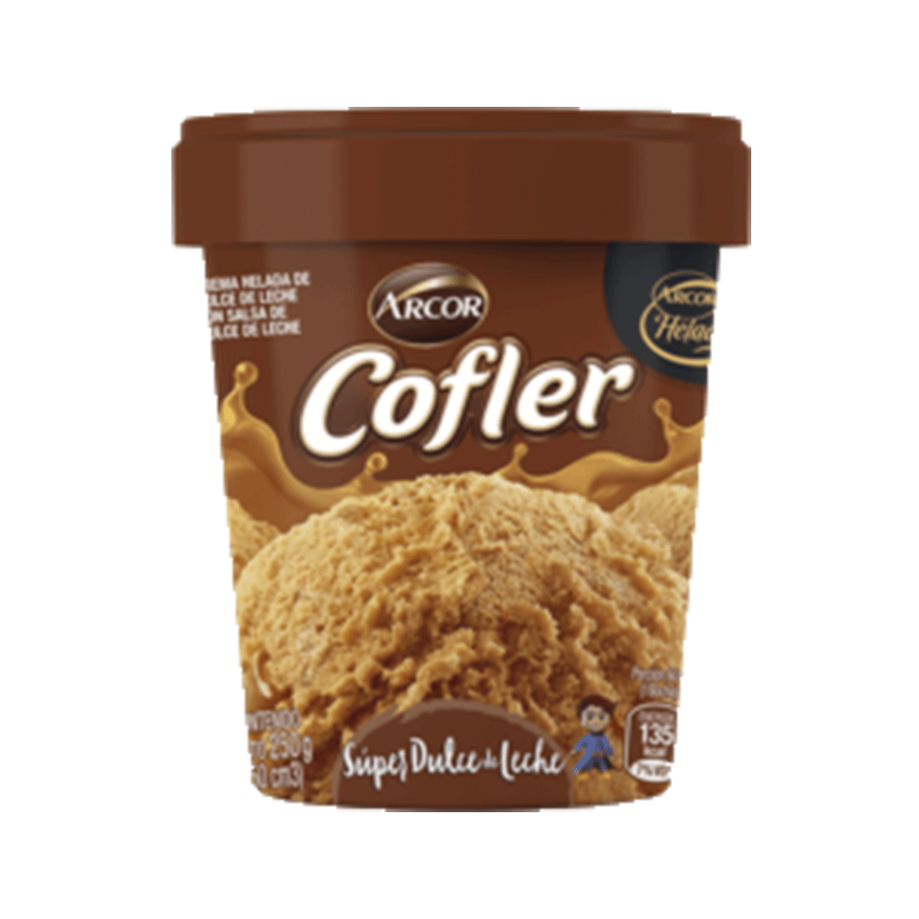 Arcor Cofler Helado de Super Dulce de Leche 250g - B&B