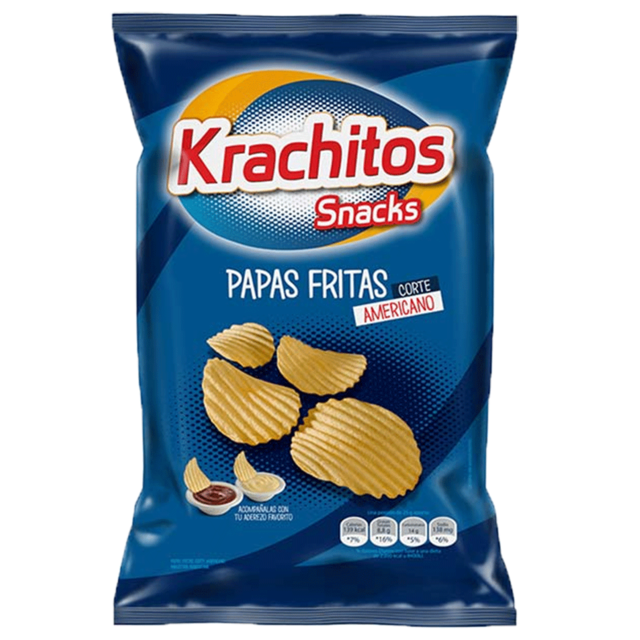 Krachitos Papas Fritas Corte Americano 700g - B&B