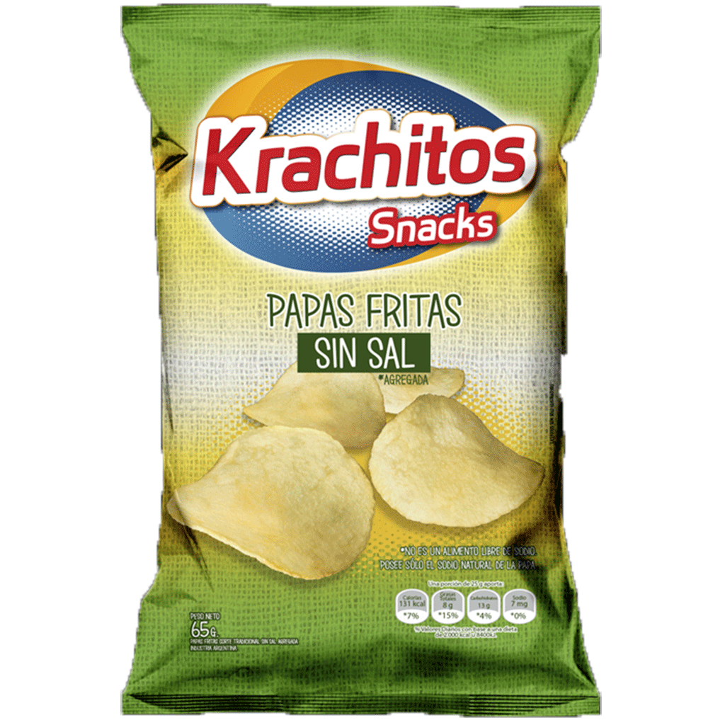 Krachitos Snacks Papas Fritas sin sal - Comprar en B&B