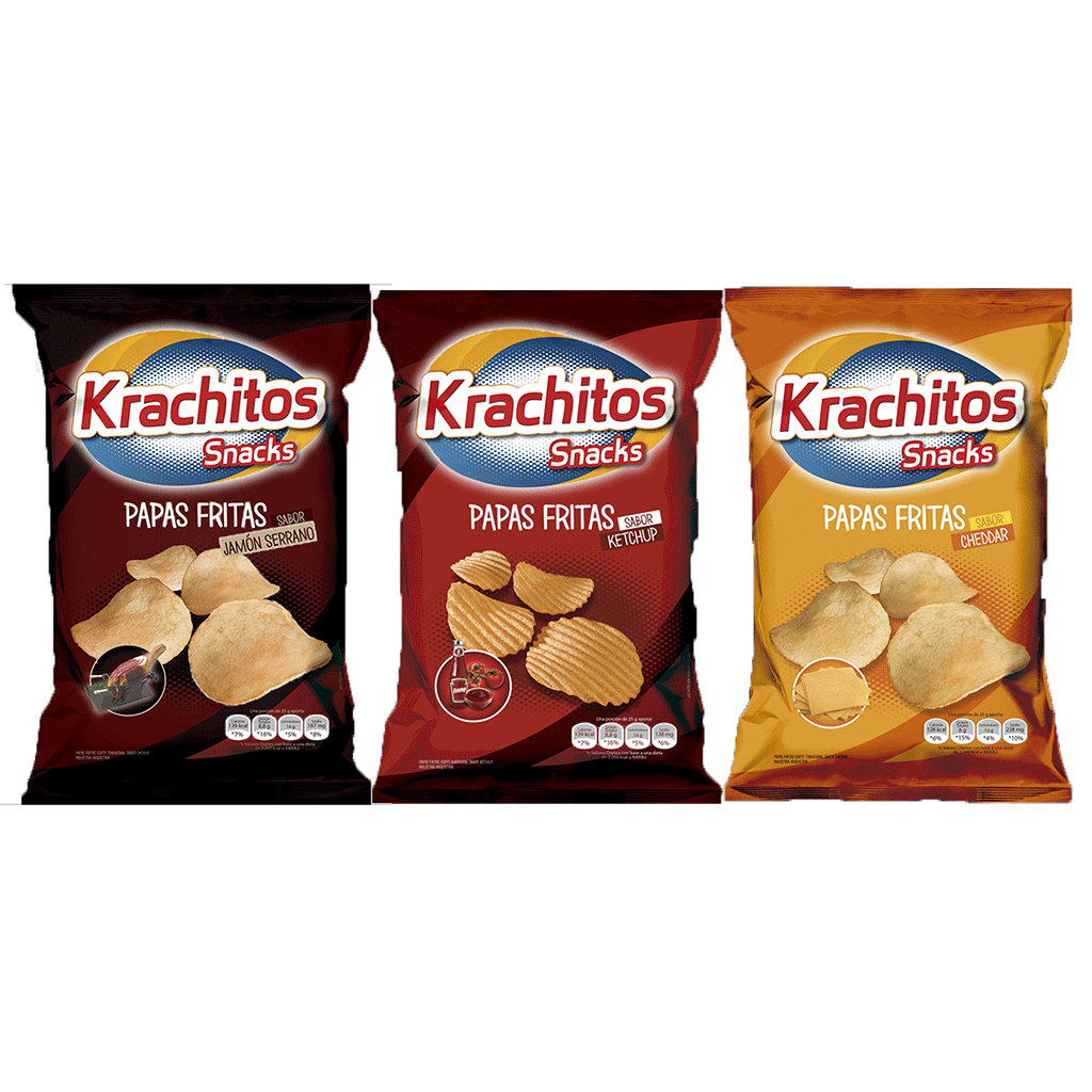 Krachitos Snacks Papas Fritas Varios Sabores - B&B