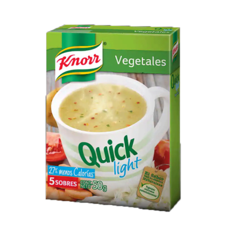 Knorr Sopas Quick Vegetales Light - Comprar en B&B