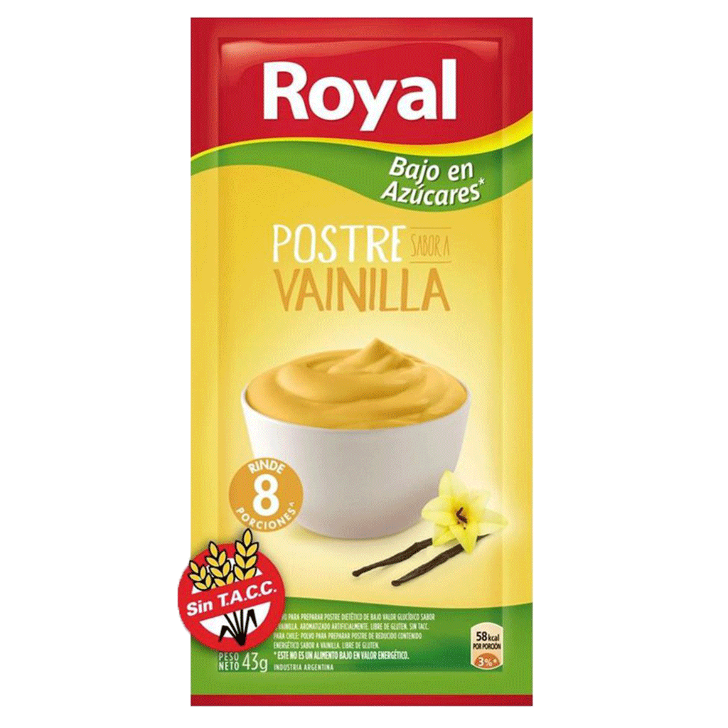 Royal Postre Vainilla Sin Azucar - Comprar en B&B