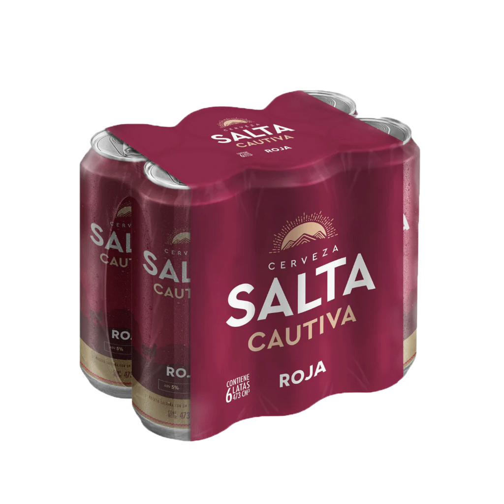 Salta Cerveza Roja 473 ml Pack x 6 - Comprar en B&B