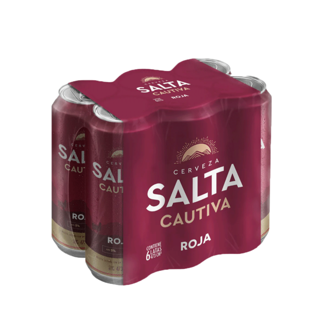 Salta Cerveza Roja 473 ml Pack x 6 - Comprar en B&B