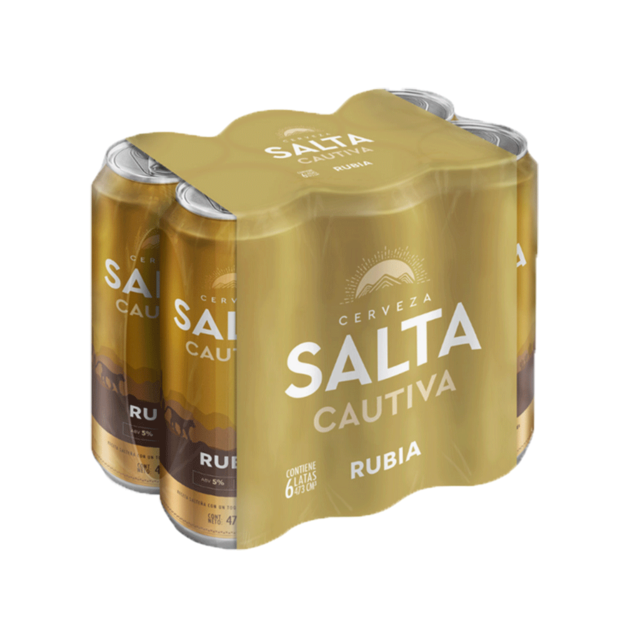 Salta Cerveza Rubia 473 ml Pack x 6 - Comprar en B&B