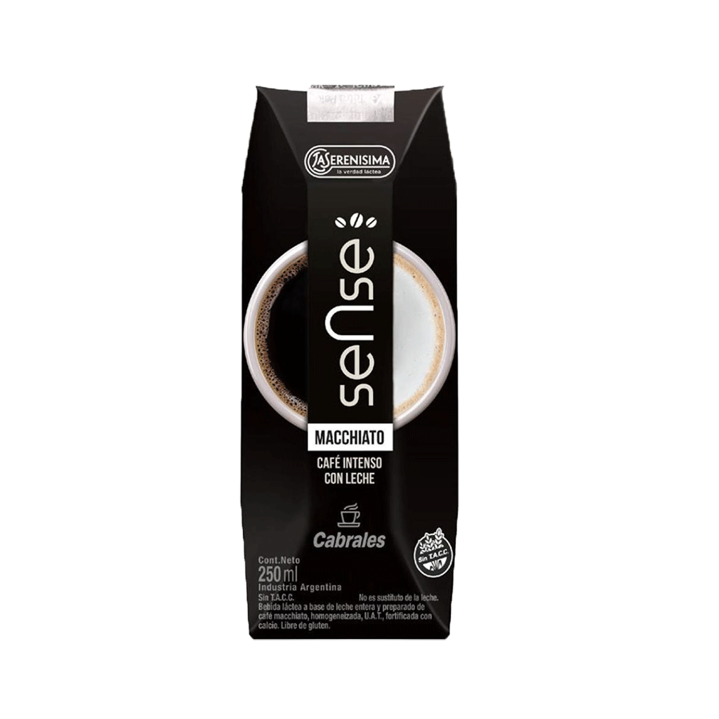 La Serenisima Sense Moscchiato Café Intenso con Leche 250 ml