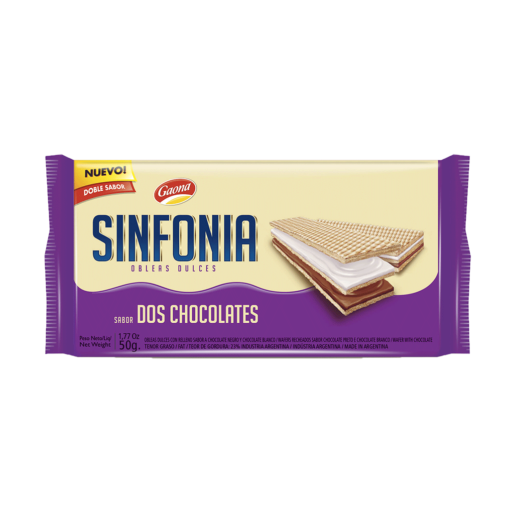 Gaona Sinfonía Obleas Dos Chocolates - Comprar en B&B