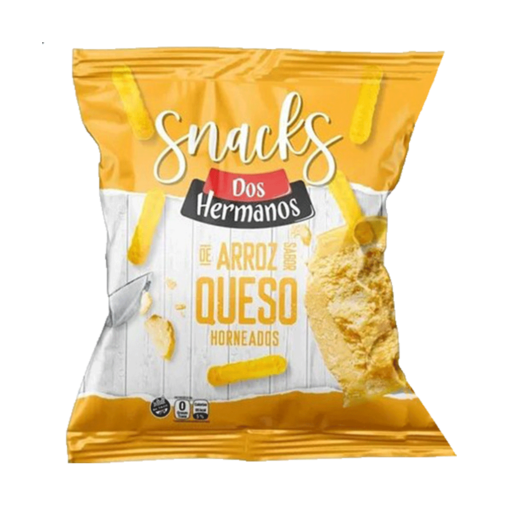 Dos Hermanos Snack de Arroz Sabor Queso Horneados - B&B