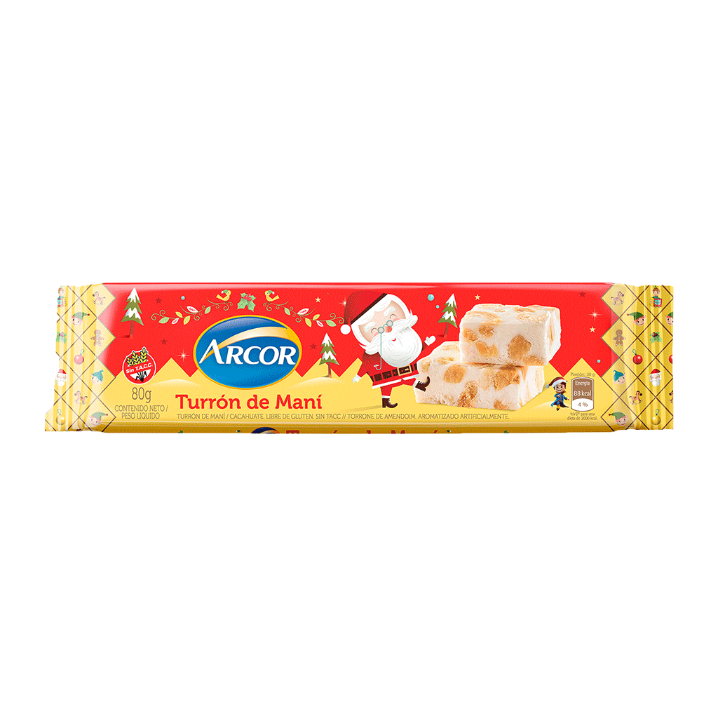 Turrón de Maní Arcor 280g - Comprar en B&B