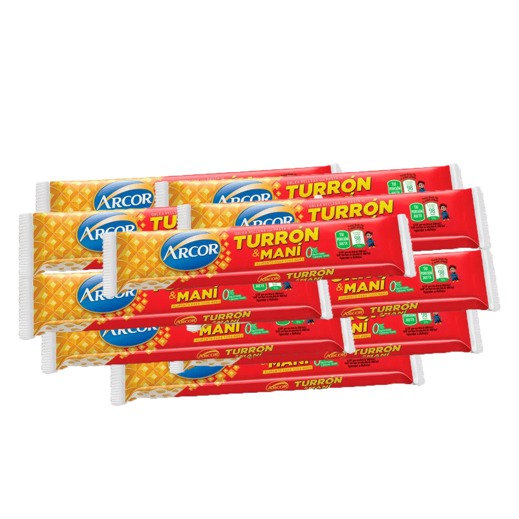 Turrón Arcor 10 Unidades - Comprar en B&B