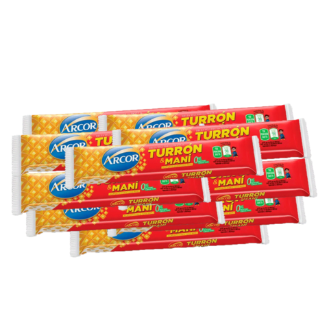 Turrón Arcor 10 Unidades - Comprar en B&B