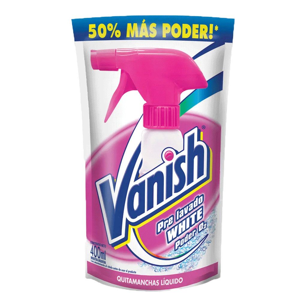 Vanish Pre Lavado White Poder O2 - Comprar en B&B