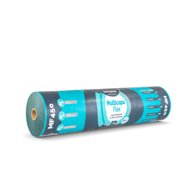 Membrana Multicapa Flex 40 Kg Impermeabilizante no transitable Sinteplast
