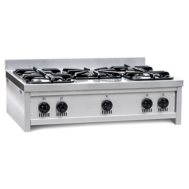 Anafe a Gas 5 Hornallas SEMI INDUSTRIAL CFA TST