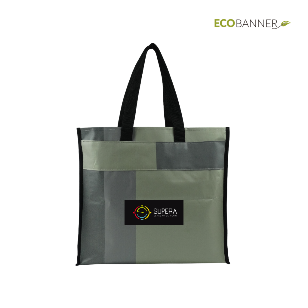 Ecobag Side Horizontal Brinde Banner - Programa Supera