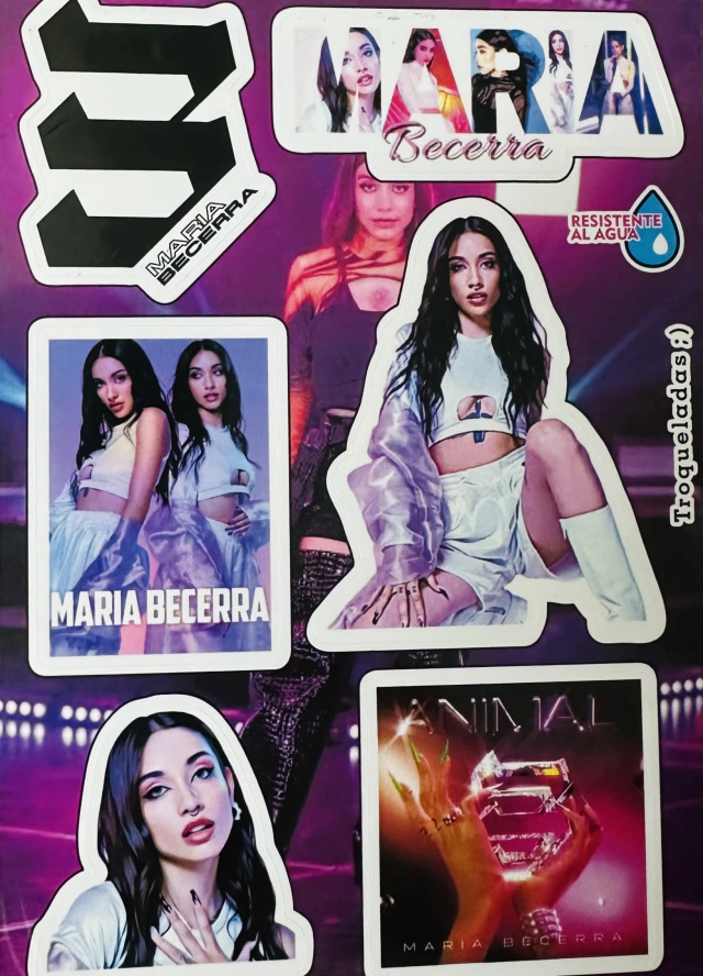 Stickers Autoadhesivos María Becerra - Deco Bazar
