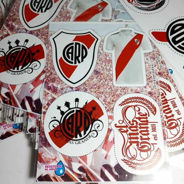 Stickers Autoadhesivos River Plate - Deco Bazar