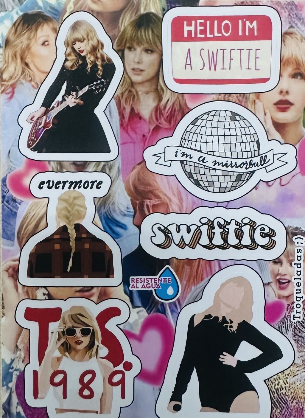 Stickers Autoadhesivos Taylor Swift - Deco Bazar