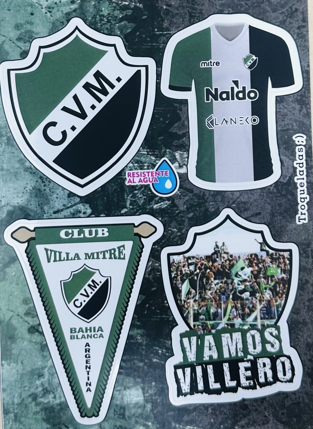 Stickers Autoadhesivos Villa Mitre De Bahía Blanca