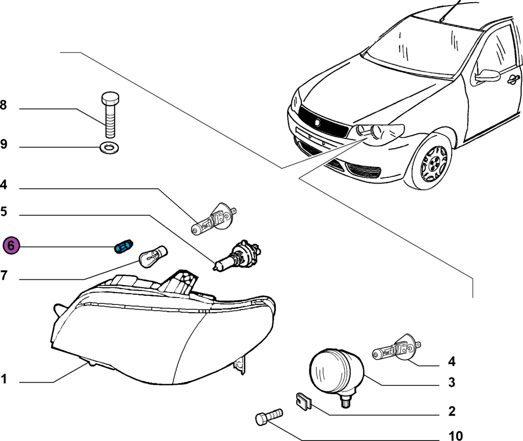 02 Lâmpadas Pingo Azul 12v 5w T10 Fit City Civic Palio Siena Strada Kwid