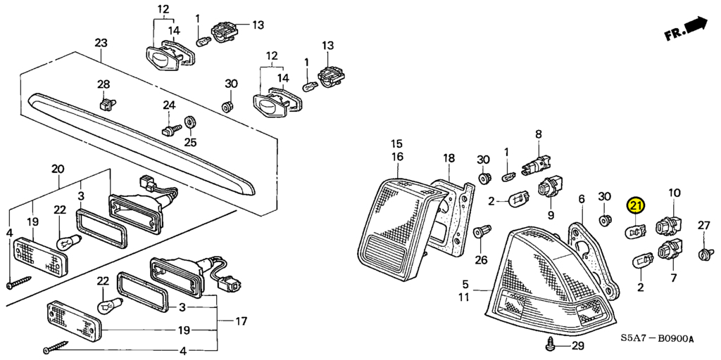 Par Lâmpadas Pingão Laranja 2 Polos T20 21w/5w Honda Fit Civic City Crv ...