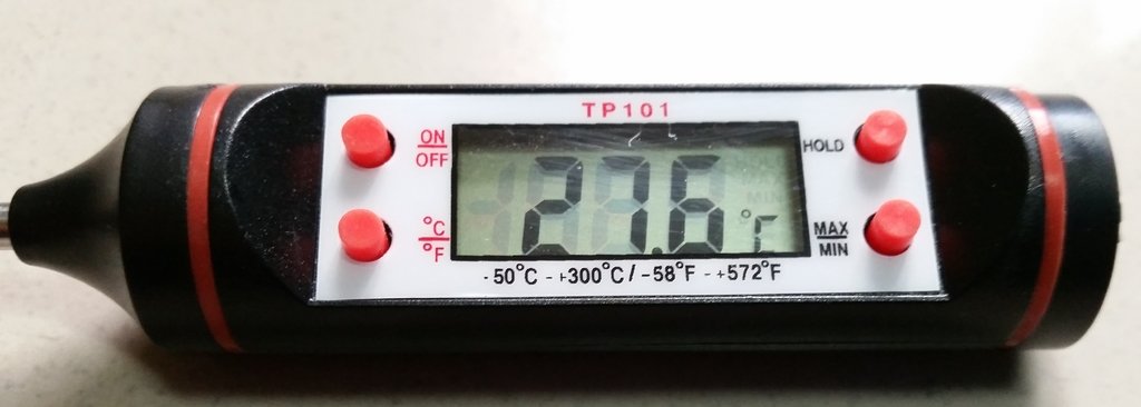 Termômetro Digital Modelo Tp101 Cor Preta Modelo Espeto