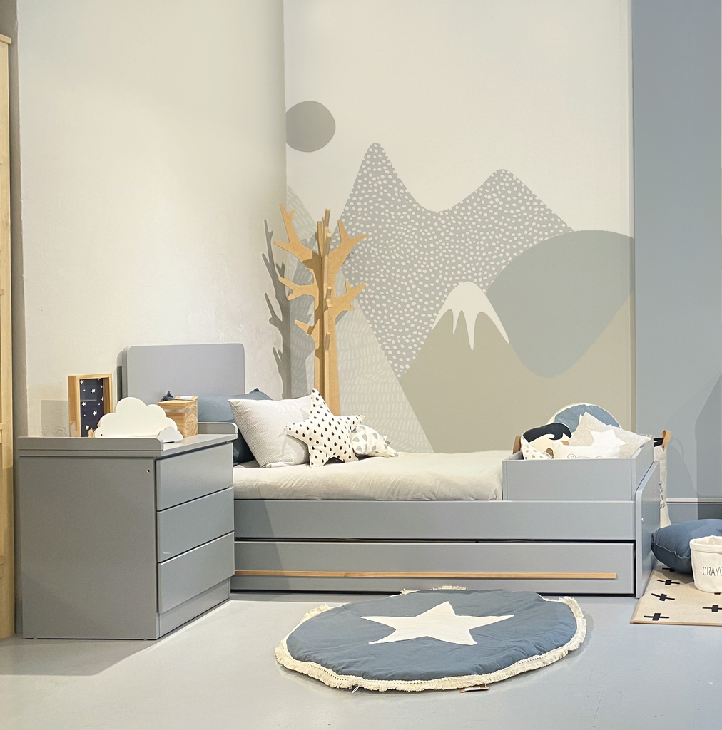 Cama Flexa Gris oscuro - Comprar en Muebles Más Chicos