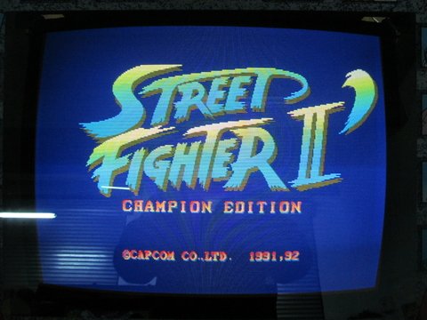 Arcade Original Capcom Big Blue Street Fighter 2 Champion Edition