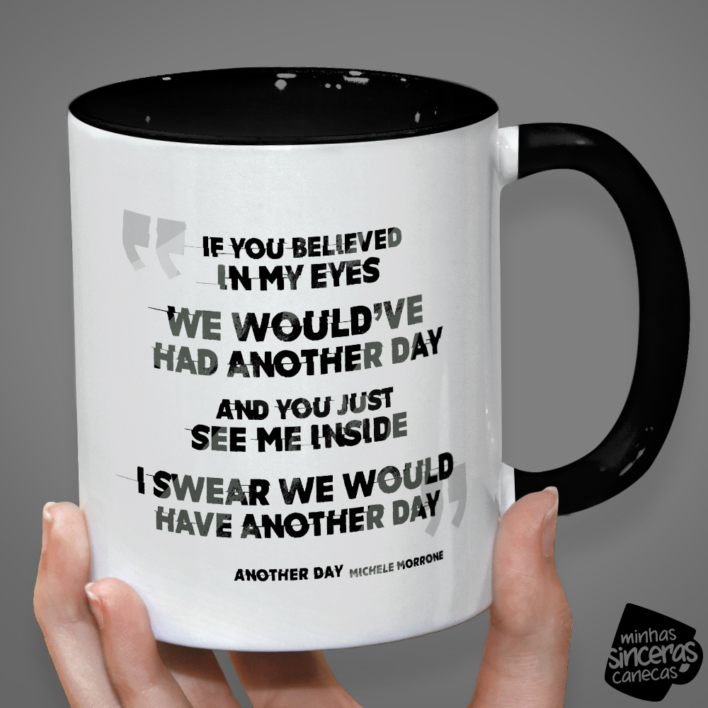 Caneca da música Another Day do Michele Morrone