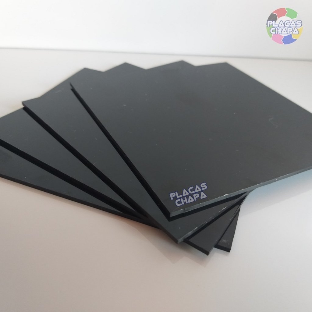 Placa PS Poliestireno Colorida 1mm X 21cm X 30cm A4