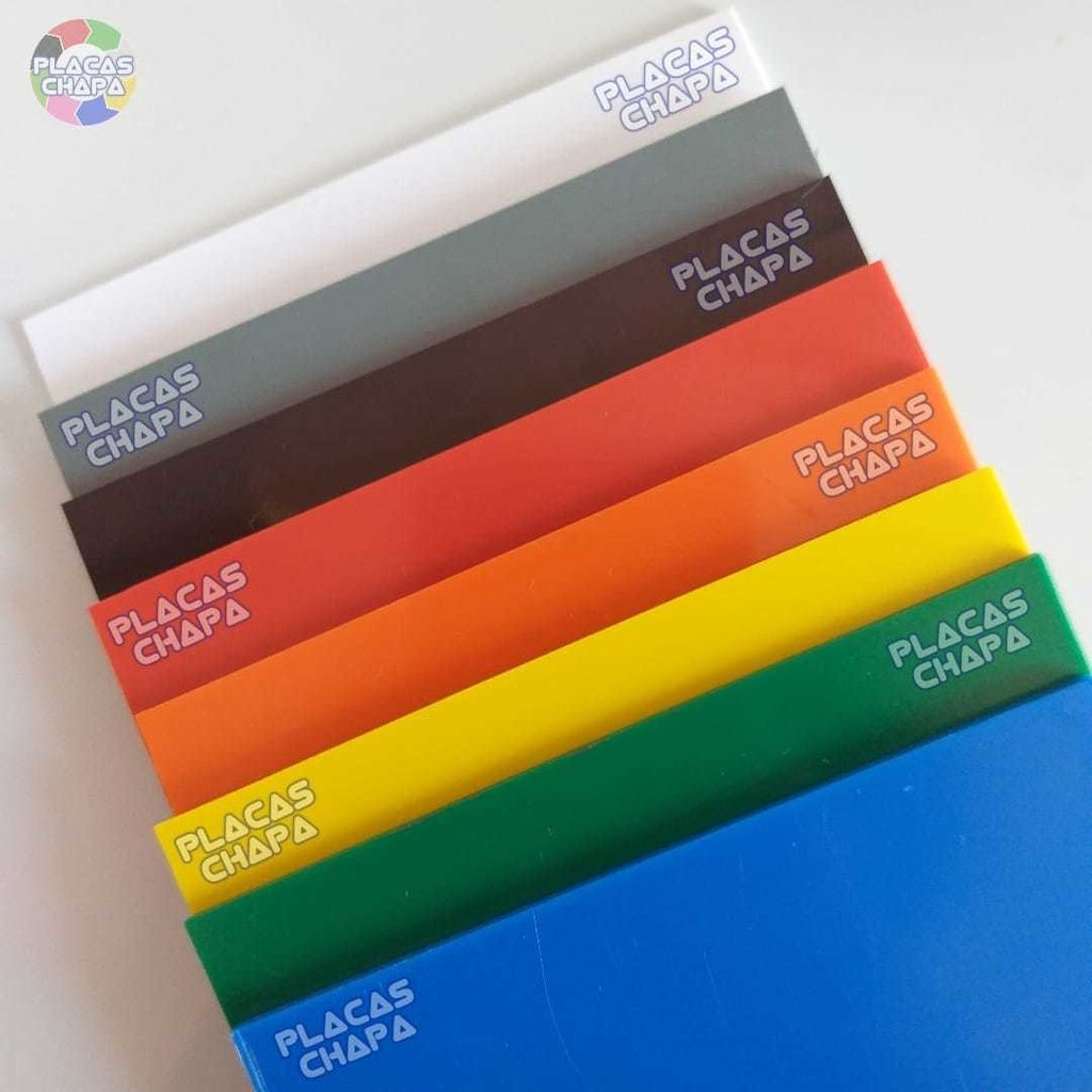 Chapa Placa Ps Poliestireno Colorida