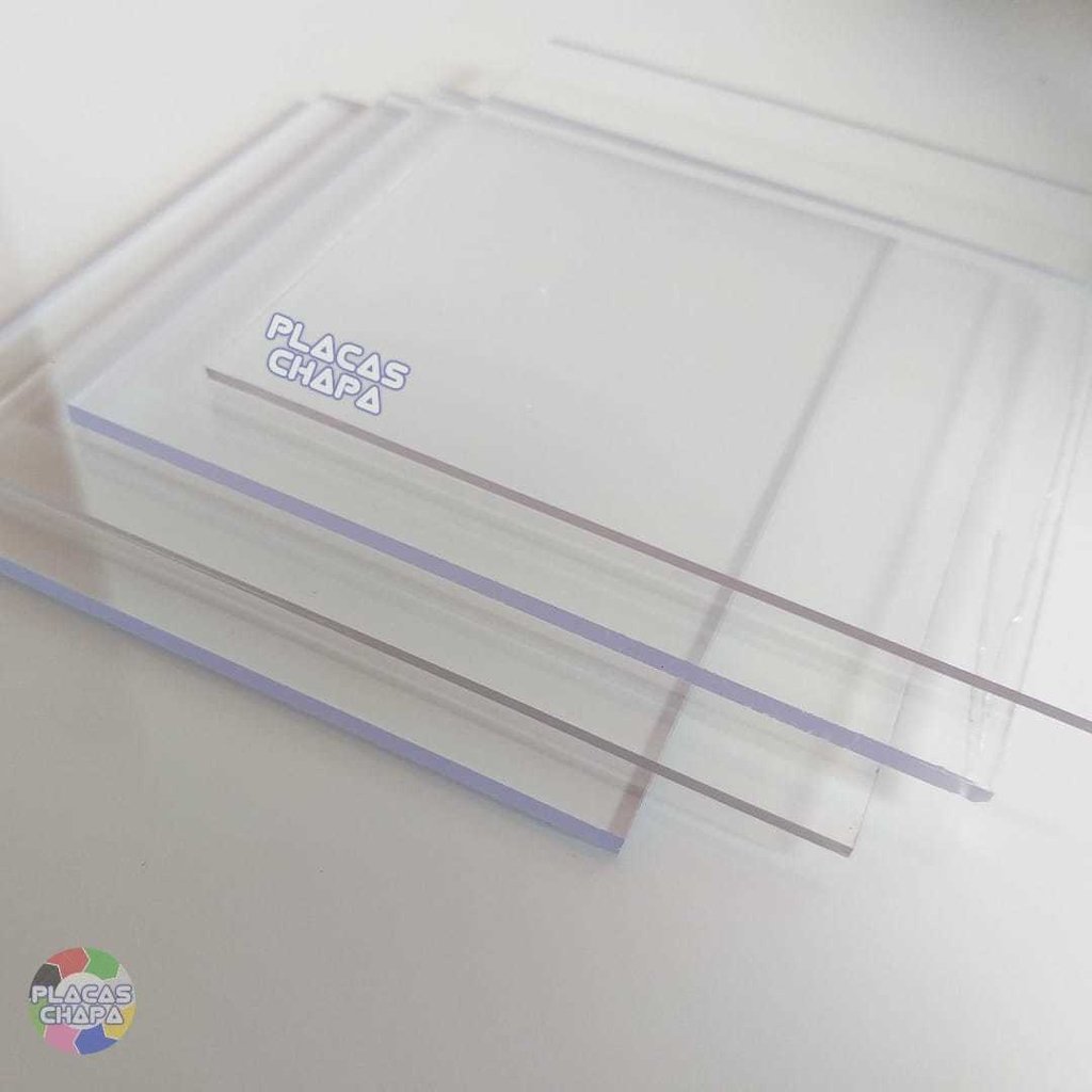 Placa PS Cristal Poliestireno 4mm