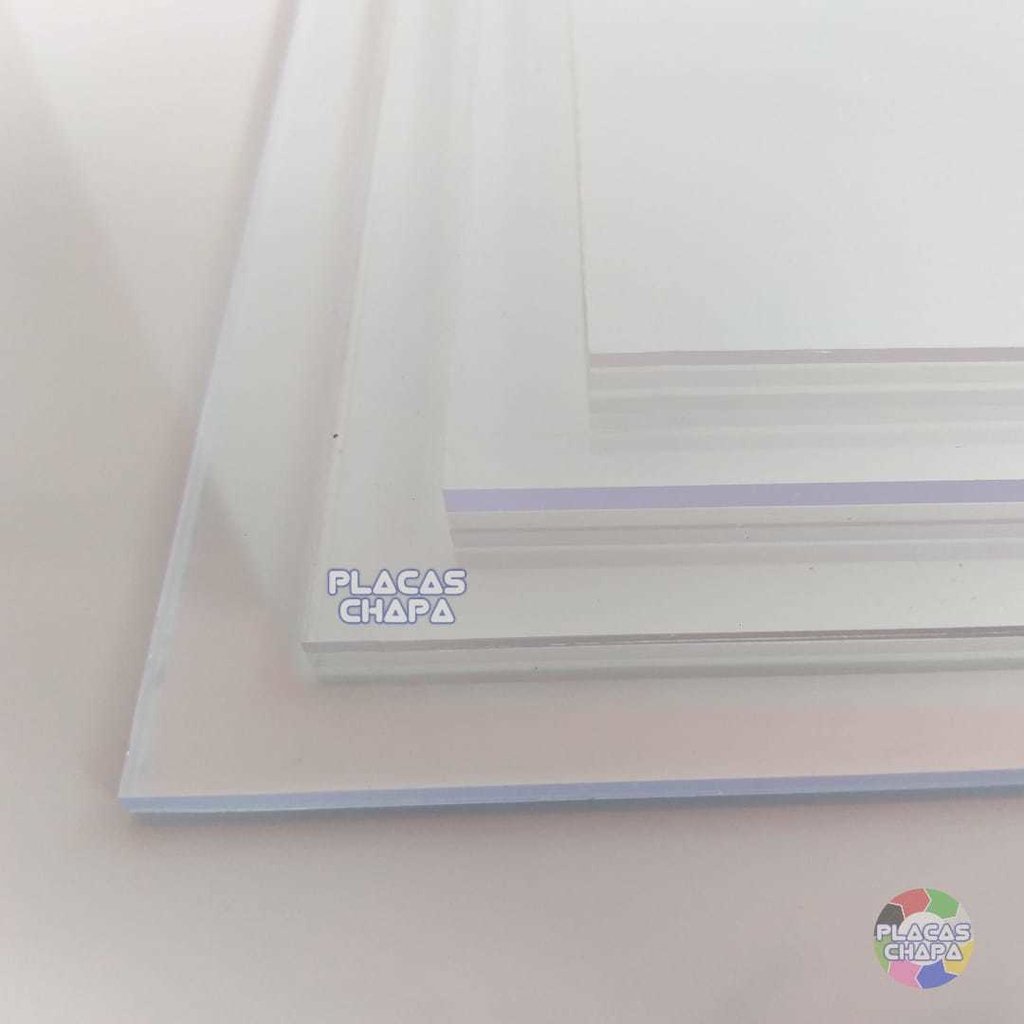 Placa PS Cristal Poliestireno 3mm