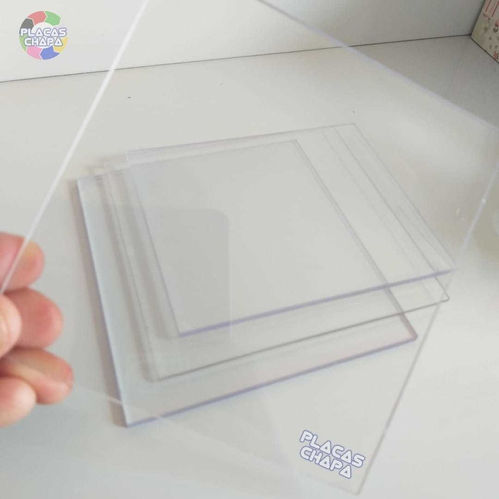 Placa PS Cristal Poliestireno 3mm