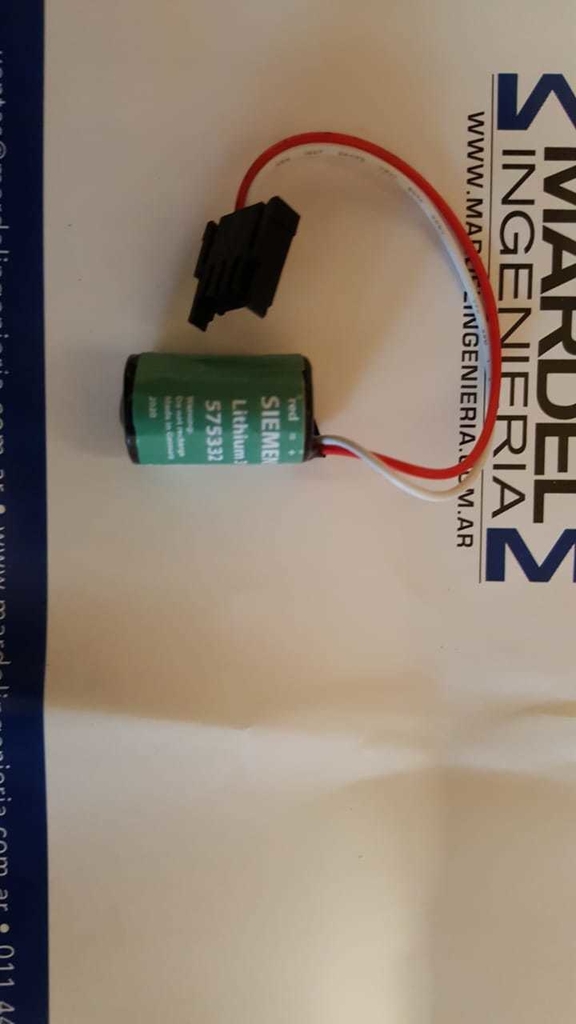BATERIA SIEMENS 575332 PARA PLC - Mardel Ingeniería