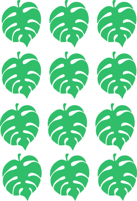 PLANCHA HOJAS TROPICALES - Comprar en Porá Vinilos