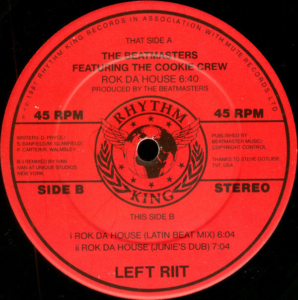 The Beatmasters Feat. The Cookie Crew - Rok Da House 1987 Hip House