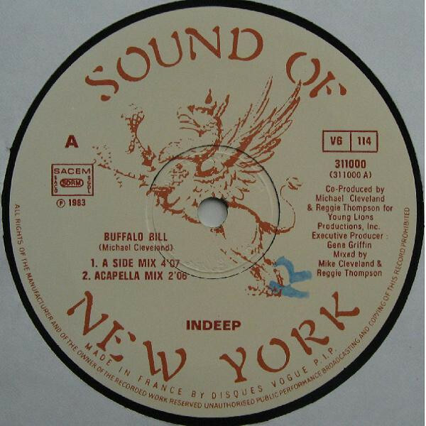 Indeep - Buffalo Bill 1983 Funk Boogie