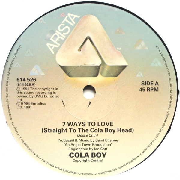 Cola Boy - 7 Ways To Love 1991 House, Euro House