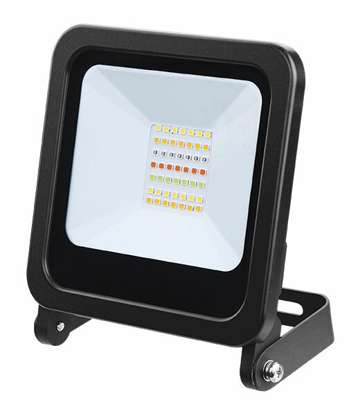 Reflector LEDs 20W RGB 220V con remoto WiFi