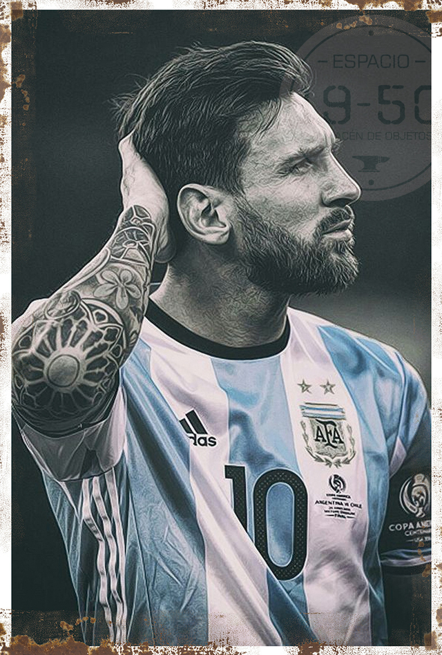 MESSI PERFIL 20x30 cm - Comprar en ESPACIO 19-50