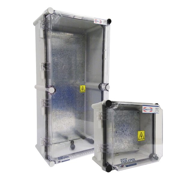 Caja modular aislante IP65 - Tapa transparente
