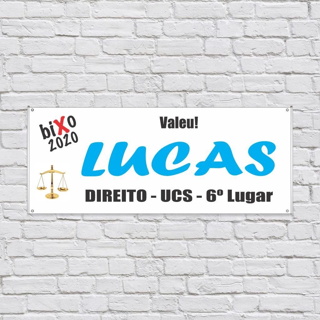 Faixa para Bixo Personalizada Modelo 03
