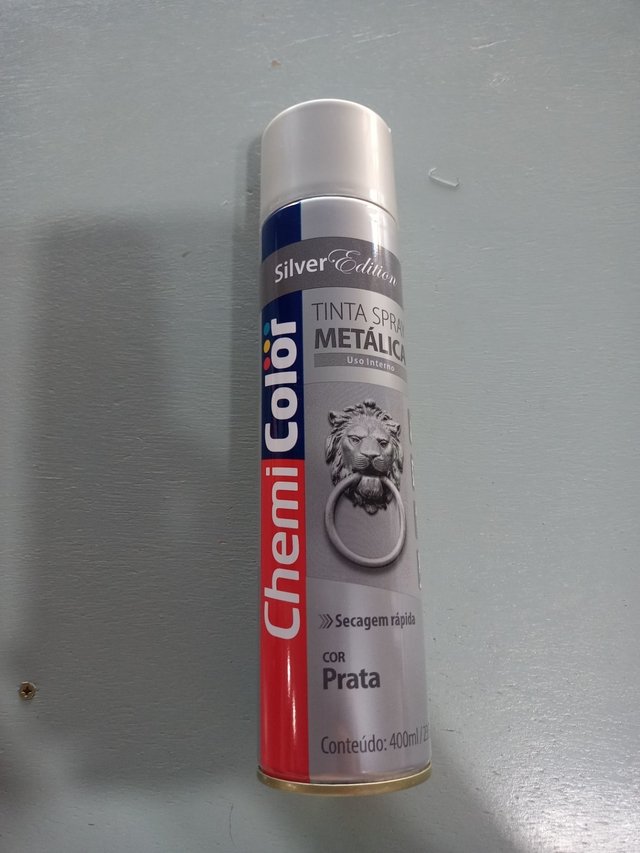 UN00918-TINTA SPRAY PRATA METALICO 350ML
