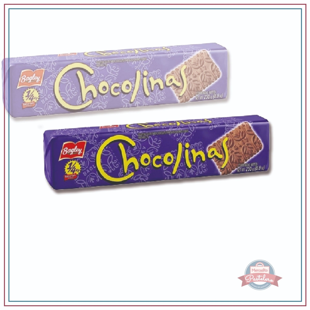 Galletitas Chocolinas | Bagley - MERCADITO PASTELERO