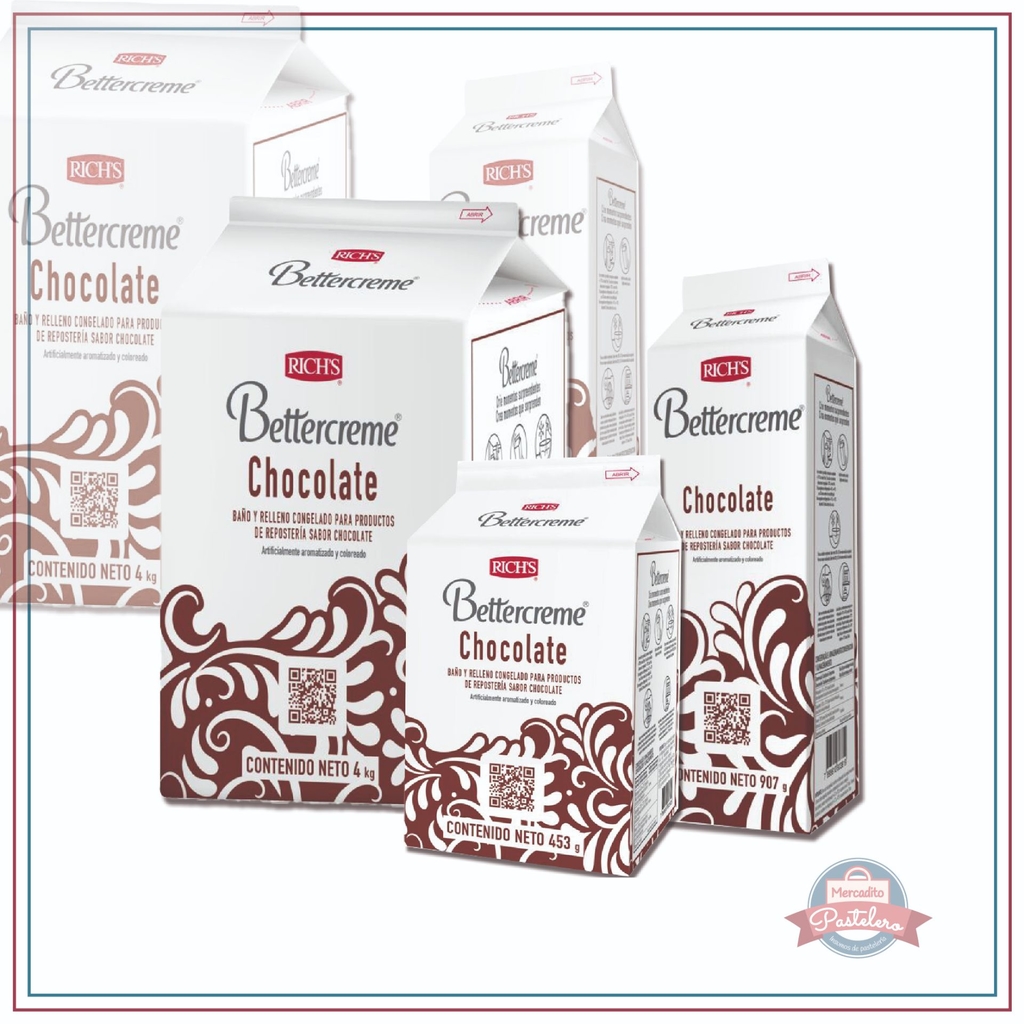 Bettercreme Chocolate | Richs - MERCADITO PASTELERO