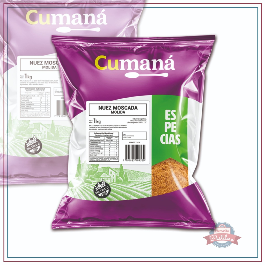 Nuez moscada | Cumaná - 1Kg - MERCADITO PASTELERO