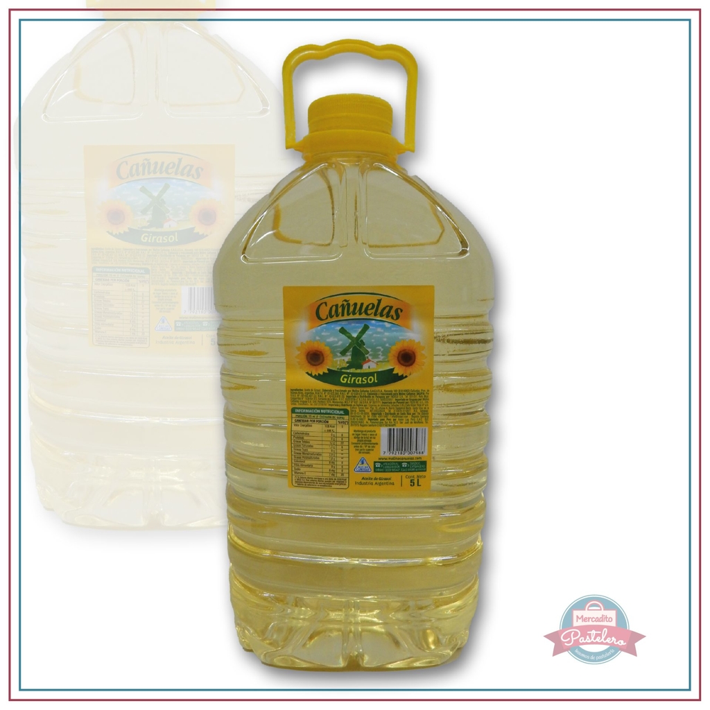 Aceite | Cañuelas - 5 Litros - MERCADITO PASTELERO