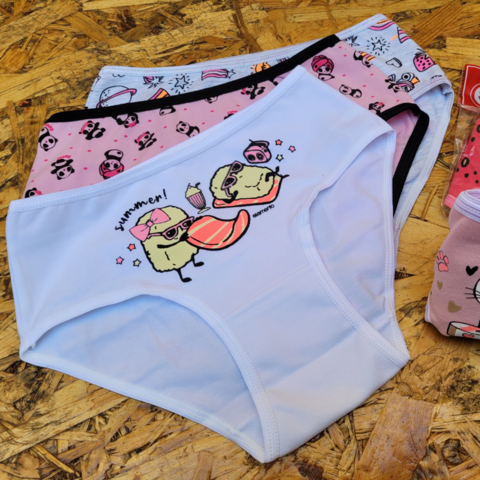 BOMBACHA NENA DE ALGODÓN Y LYCRA ESTAMPADA LINEA ELEMENTO ART 702 (X ...