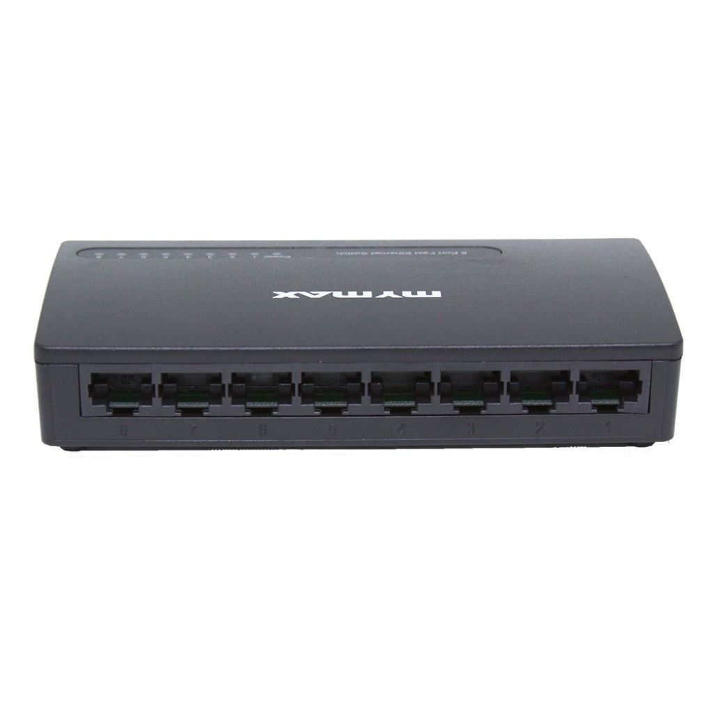 Switch Hub 8 Portas 10/100mbps - Mymax - Mikroshop
